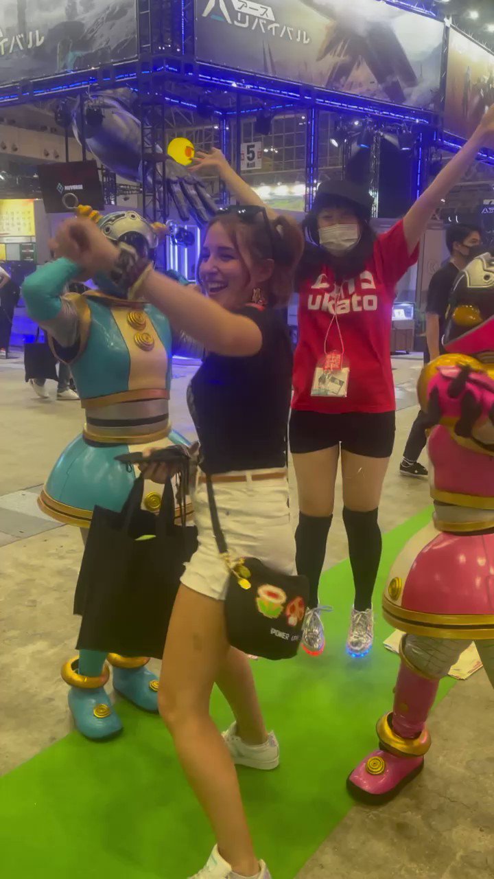 Uka Torigoe on Twitter: "Tokyo Game Show! @starbitzy @maidolls409 @Maidolls01_MOMO @aoi ...