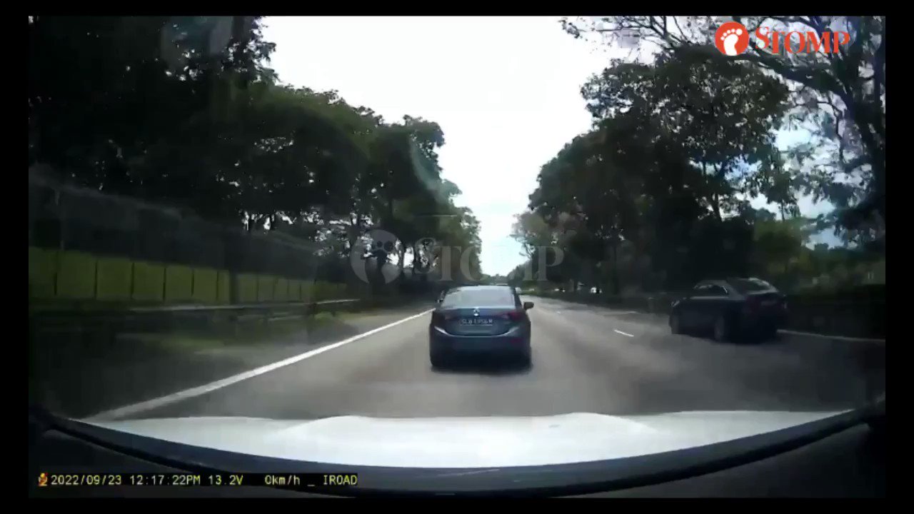 Stomp Singapore on Twitter: "Driver causes near-accident by cutting in front of car from road ...