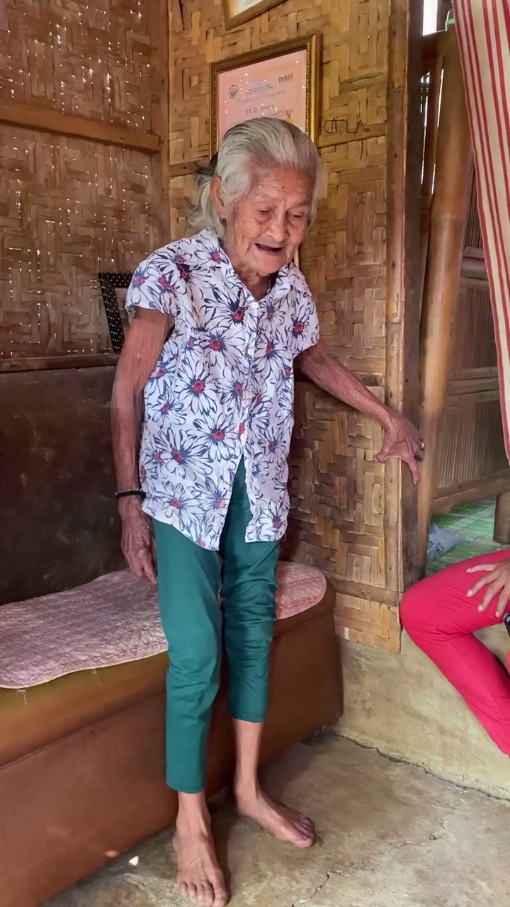 ABS-CBN News on Twitter: "Pinakamatandang centenarian sa Davao City si Lola Madelena sa edad na ...