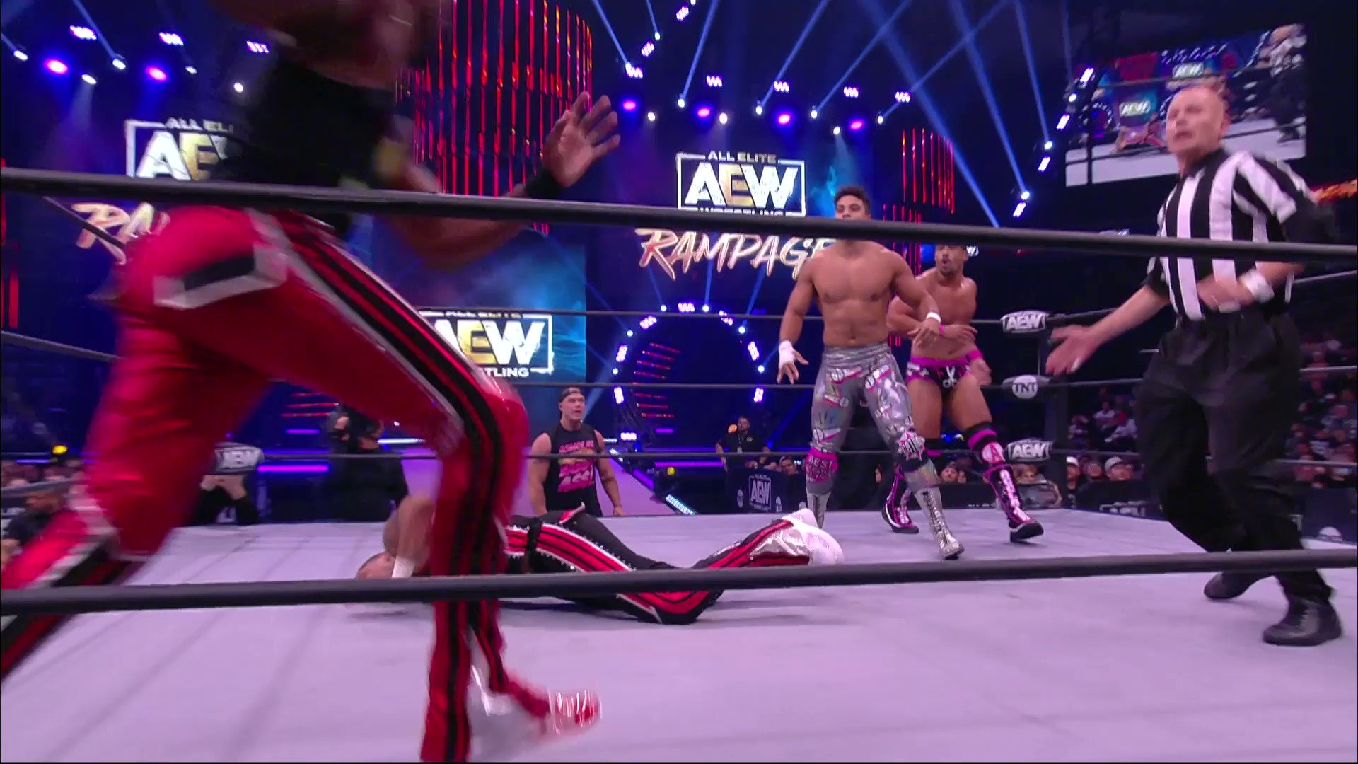 All Elite Wrestling on Twitter: "Devastating offense by the #AEW World Tag Team Champions as ...