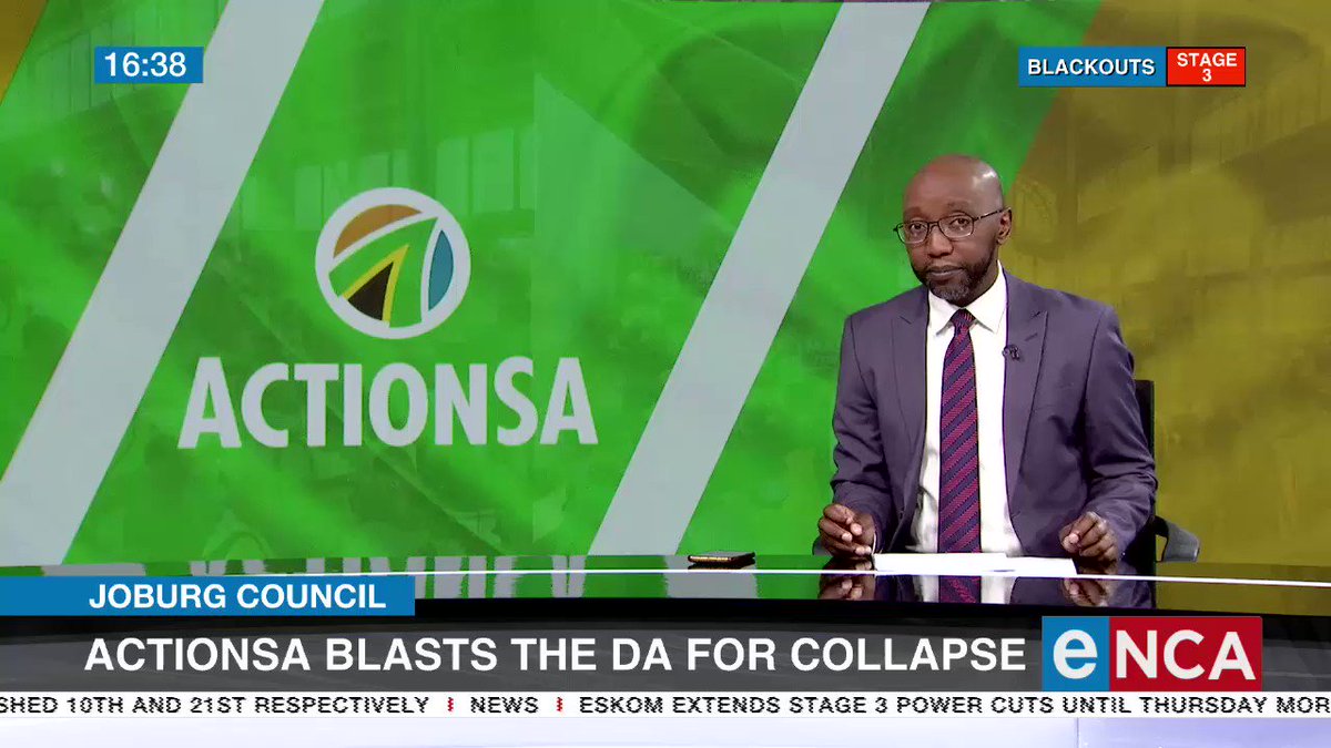 eNCA on Twitter: "ActionSA has chastised the Democratic Alliance for the way it led the City of ...