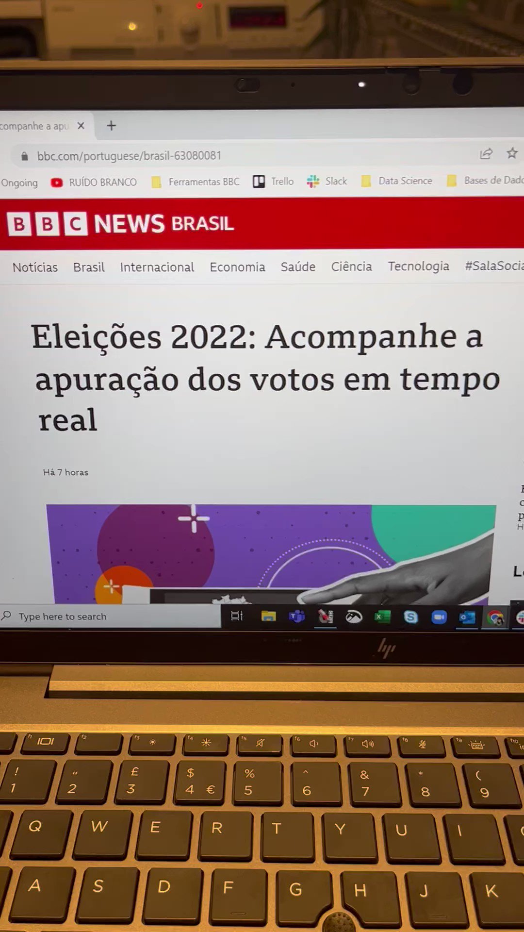 BBC News Brasil on Twitter: "Com apenas 1,19% das urnas apuradas, Bolsonaro tem 48%, Lula, 41% ...