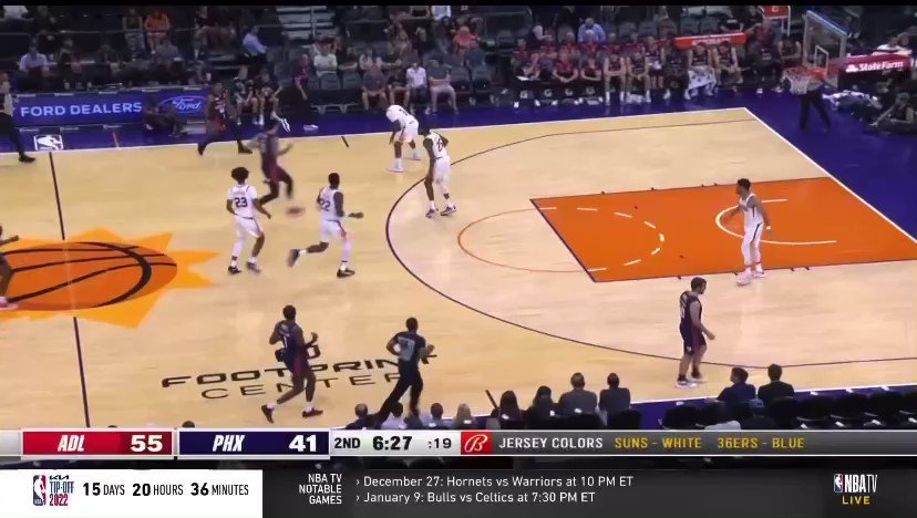 Hoopjunkie on Twitter: "Kai Sotto posting up CP3! 📹: NBA / @kzsottolive https://t.co/GErshQ6ml8 ...