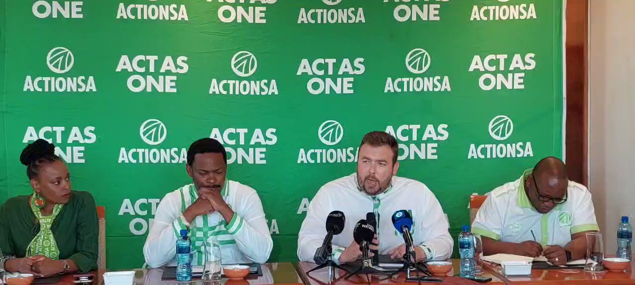 Pule Letshwiti-Jones on Twitter: "[WATCH] #ActionSA now breifing the media. The party's leader ...