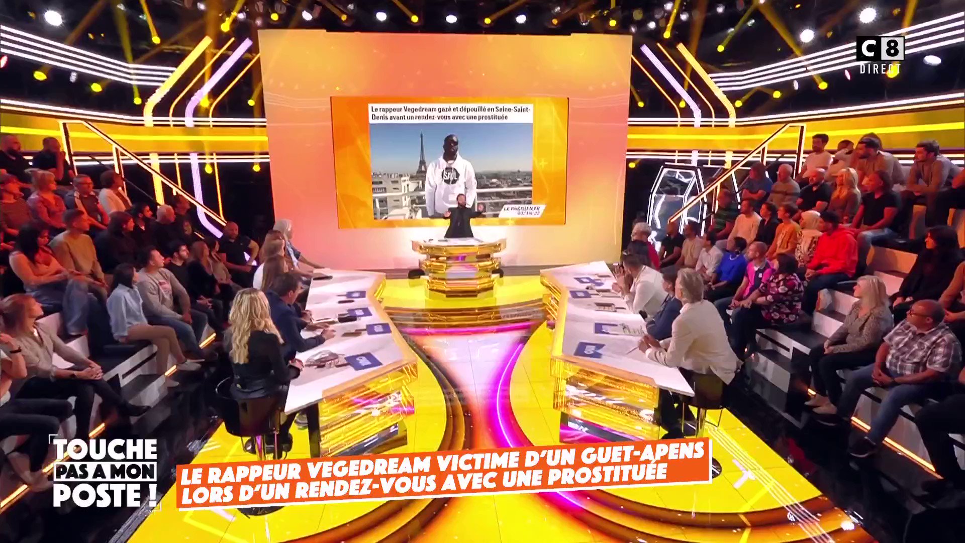 TPMP on Twitter: ""Il y a une bande (...) Il a été hospitalisé" Le rappeur Vegedream victime d ...