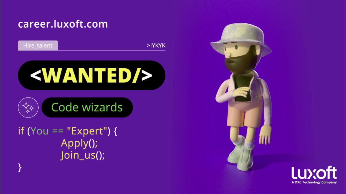 Luxoft On Twitter Wanted Code Wizards Like You Get Your Java Career In Gear With Luxoft 