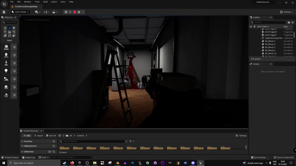 Added sound feedback for the blood particle, similar to how F.E.A.R did it. The sound volume ...