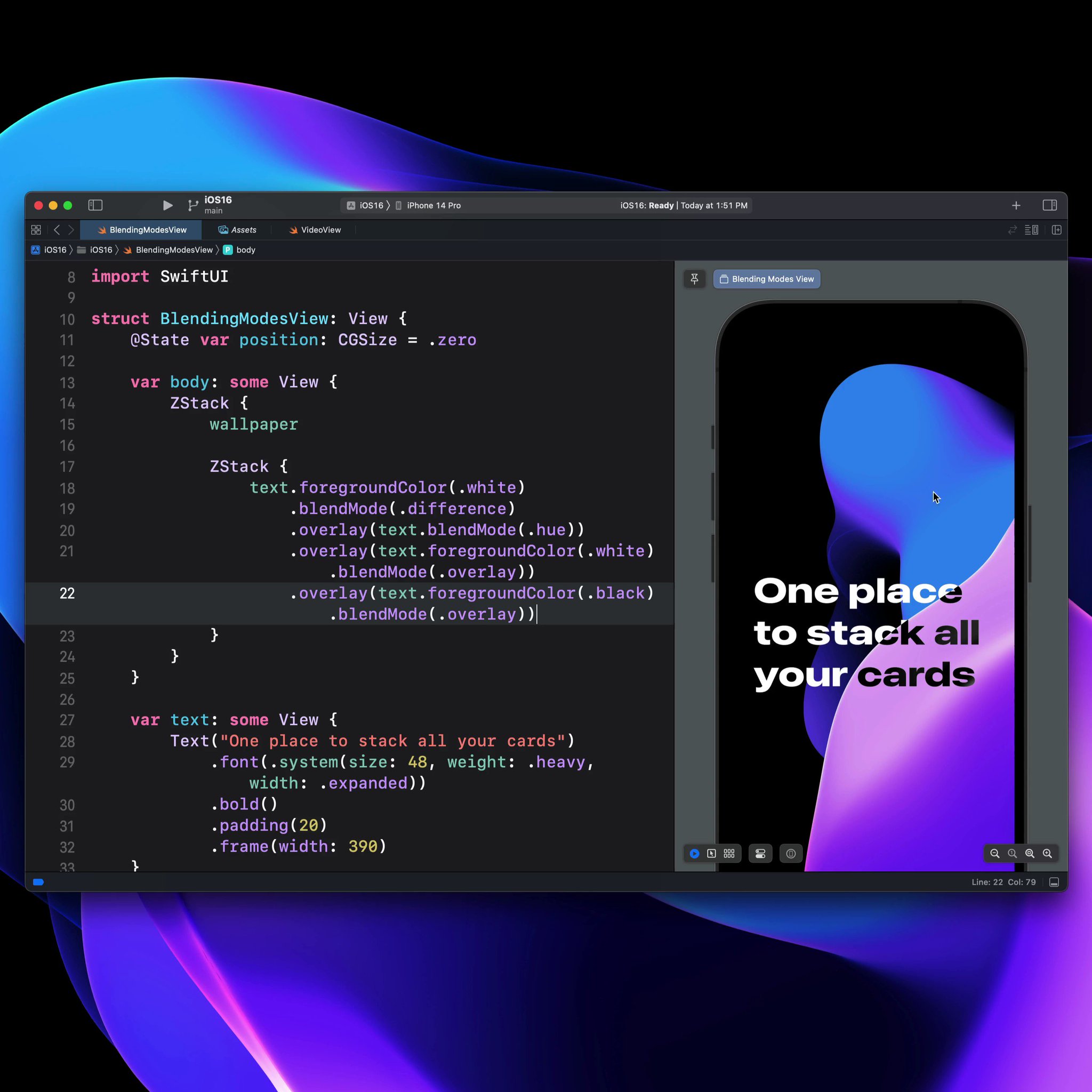 Meng To On Twitter Learned How To Apply Multiple Blending Modes In Swiftui Useful For Text 4475