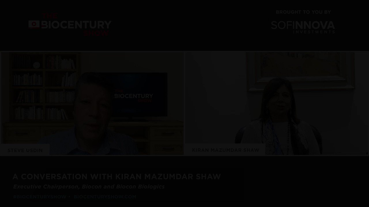 Kiran Mazumdar-Shaw on Twitter: "Watch my interview with @BioCentury's @steveusdin1 where I ...