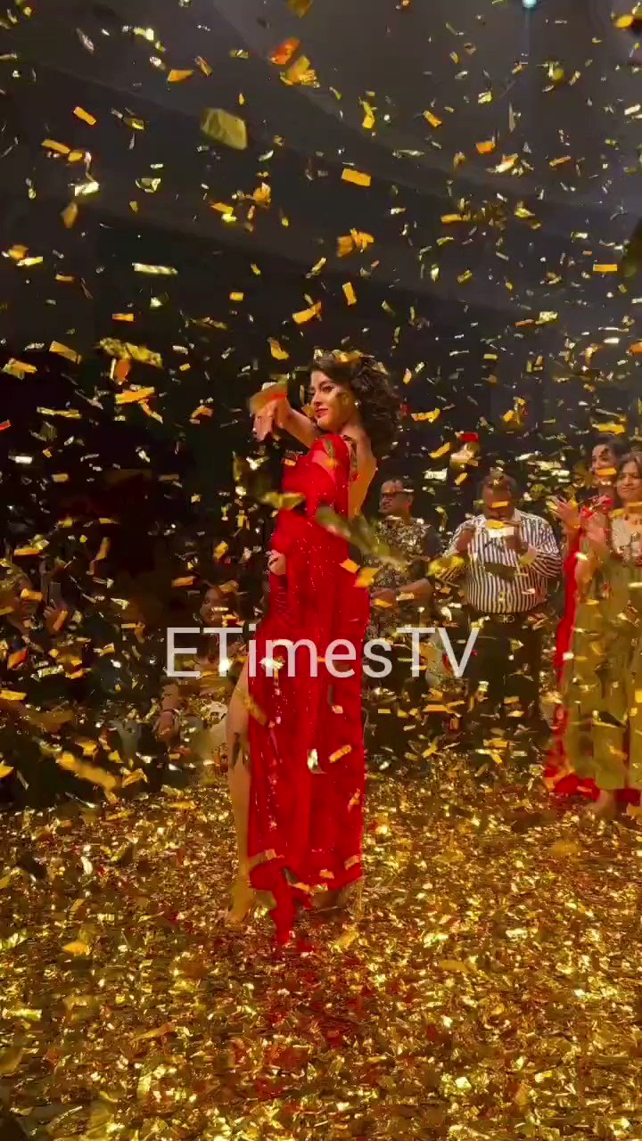 ETimes TV on Twitter: "Queen Tejasswi Prakash ravishing in red just nailed the walk ...