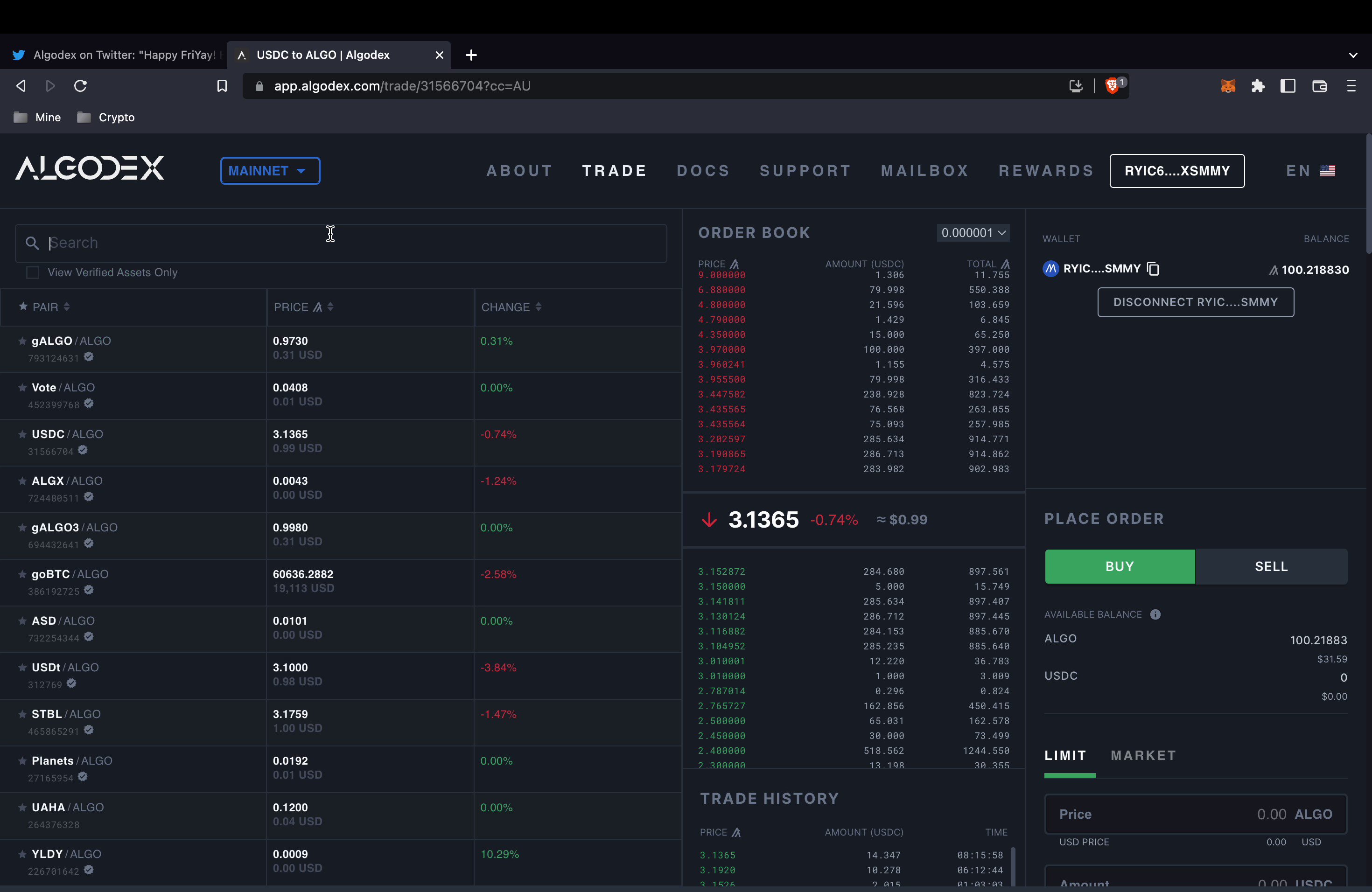 Algodex Việt Nam (@Algodex_VN) / Twitter