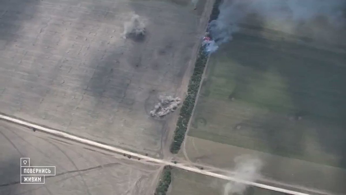 Paul Jawin on Twitter: "Aerial reconnaissance with the help of Leleka-100 UAV found and ...