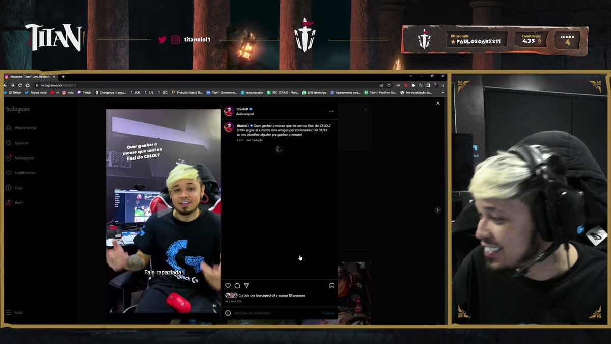 RED Canids Kalunga 🏆🏆🏆 on Twitter: "Pronunciamento do AD Carry Alexandre "TitaN" Lima."