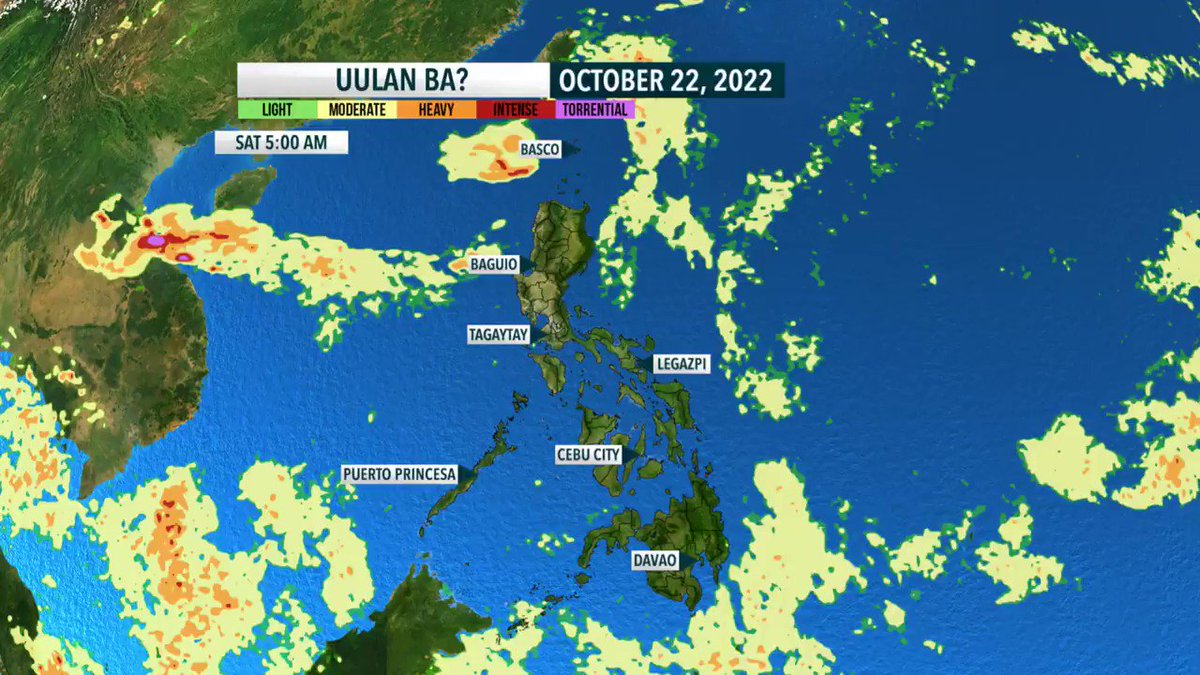 IMReady on Twitter: "Bukas ng umaga, posible ang ulan sa ilang bahagi ng Southern #Luzon, # ...