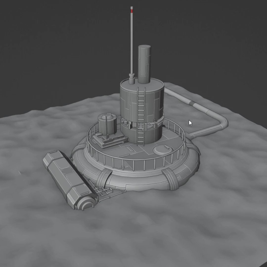 Ian Lloyd Dela Cruz on Twitter: "Another quick miniature. #b3d #randomflow"