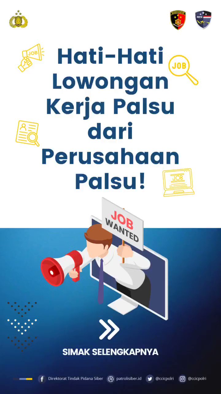 Direktorat Tindak Pidana Siber Bareskrim Polri (@CCICPolri) / Twitter