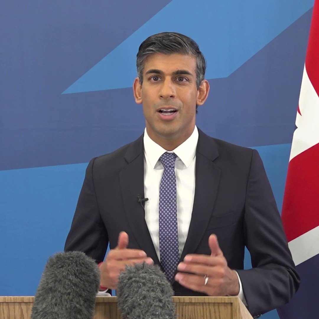The Telegraph on Twitter: "🗣️ Rishi Sunak has promised to bring "stability" and "unity" to the ...