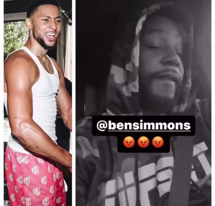 SAY CHEESE! 👄🧀 on Twitter: "Cam’ron has a message for Ben Simmons after watching him air ball a ...