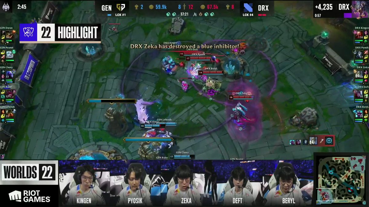 LCK on Twitter: "Listen in as @DRXGlobal book their ticket to the #Worlds2022 Finals!"