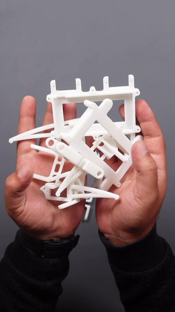 Mert Kılıç On Twitter Quadruped Spider Robot Assembly Of 3d Parts I Chose Pcbwayofficial