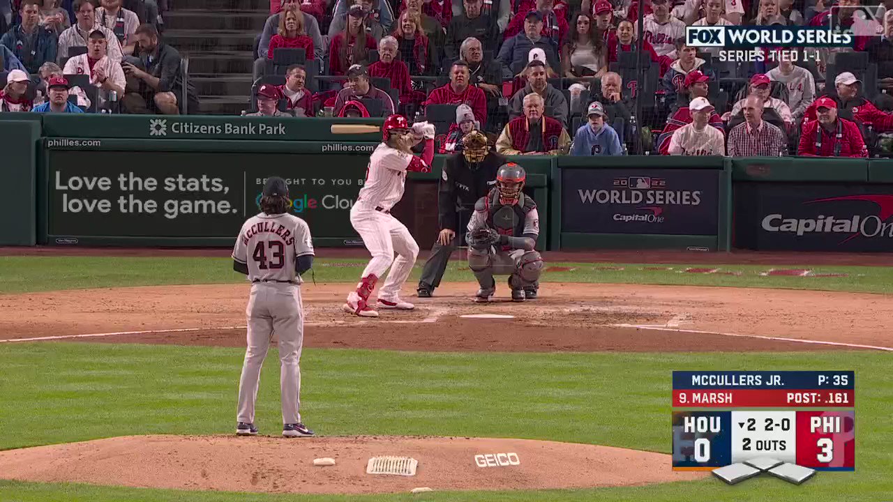 MLB on Twitter: "MARSH MADNESS #WorldSeries https://t.co/mY6itI6wu4" / Twitter