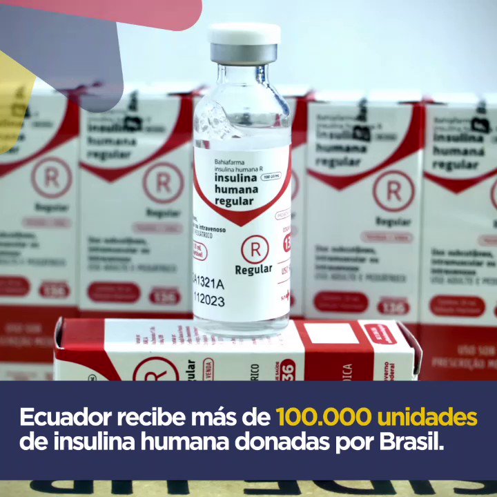 Ministerio de Salud Pública on Twitter: "#AccionesPositivasEc | Un total de 107.600 unidades de ...