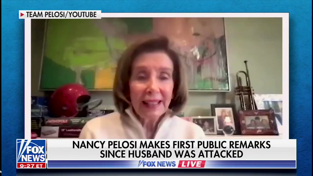 Benny Johnson on Twitter: "Nancy Pelosi was asked what would make her feel better after her ...