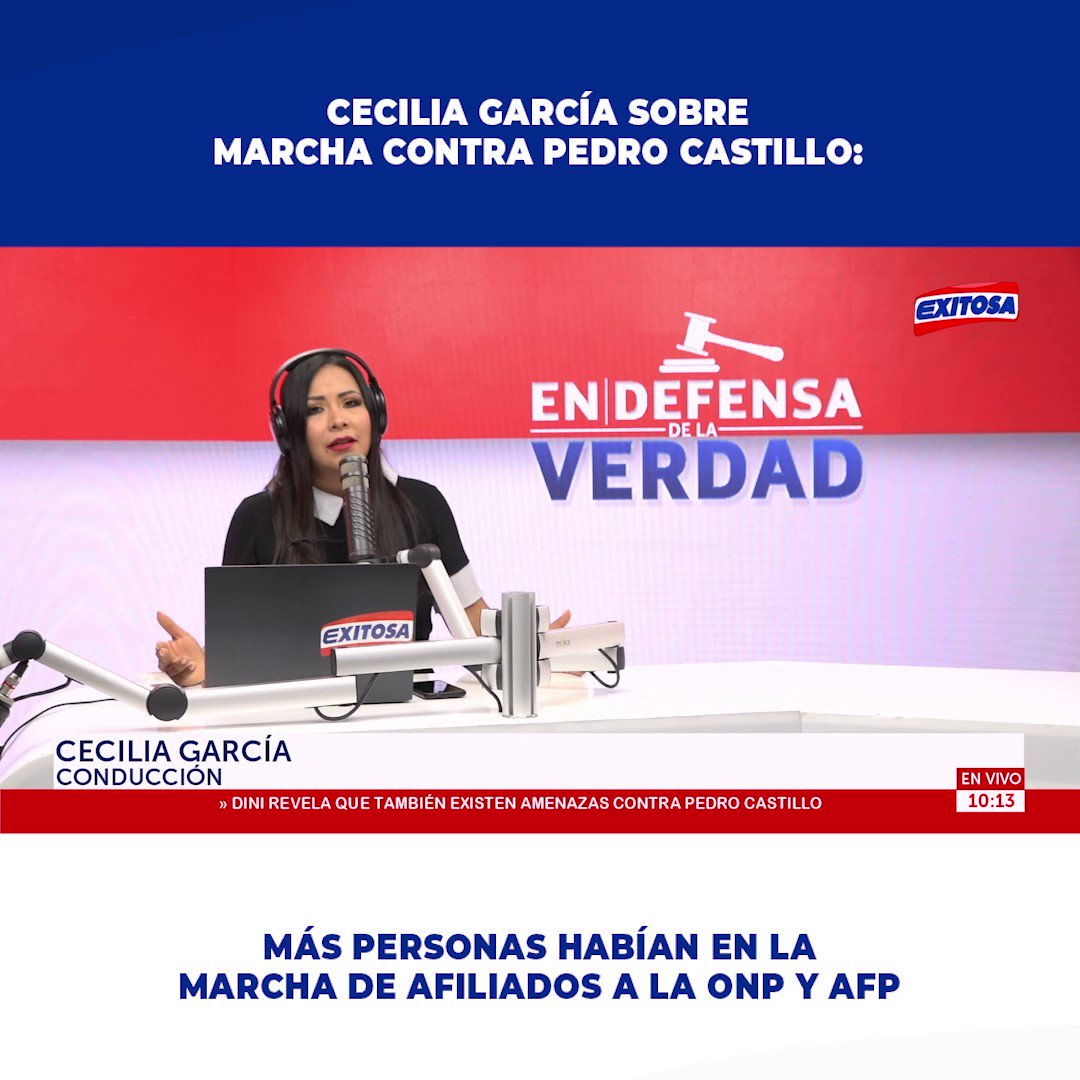 Exitosa Noticias On Twitter 🔴🔵la Conductora De Exitosa Cecilia