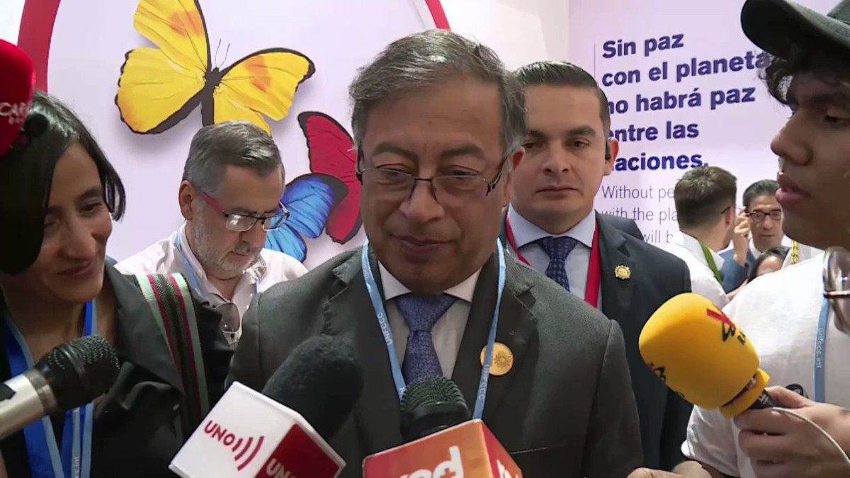 Gustavo Petro on Twitter: "RT @infopresidencia: #ColombiaEsCOP27 | Momentos previos a su ...