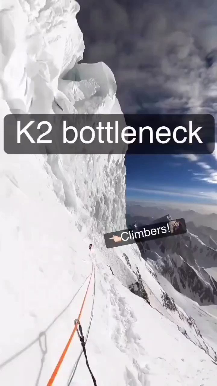 Erik Solheim on Twitter: "Kristin Harila from Norway 🇳🇴 at K2 Bottleneck in Pakistan. She is ...