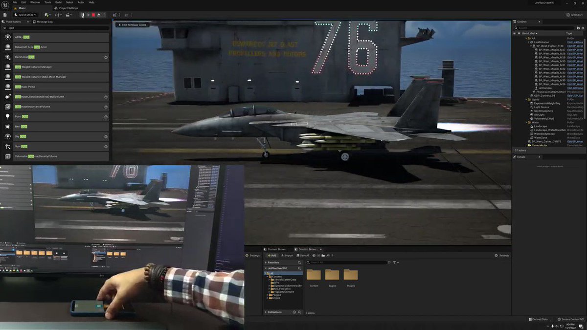 80 LEVEL on Twitter: ".@AyoubAttache showed a cool setup that allows the artist to fly a plane ...