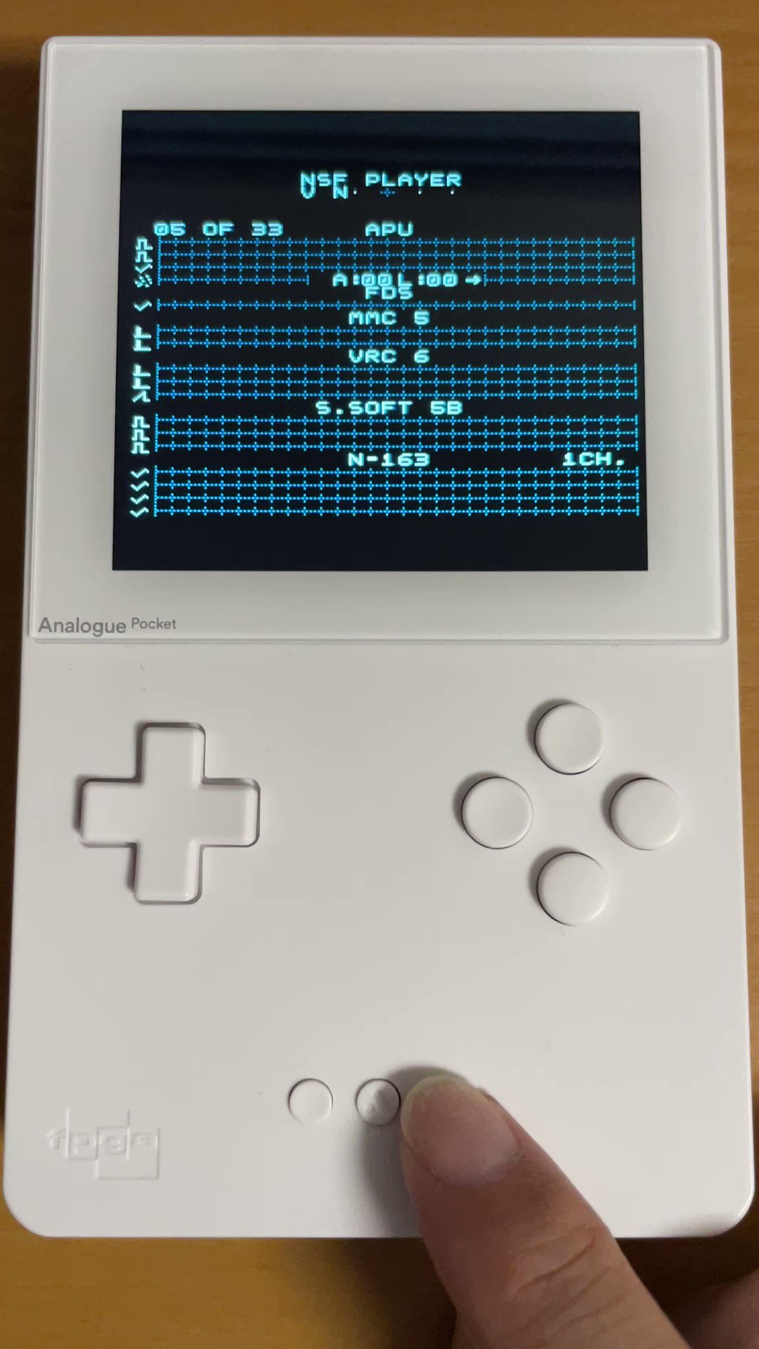 nidone on Twitter: "Analogue Pocket、SpiritualizedさんのNESコア。 NSF PLAYERに対応! https://t.co ...