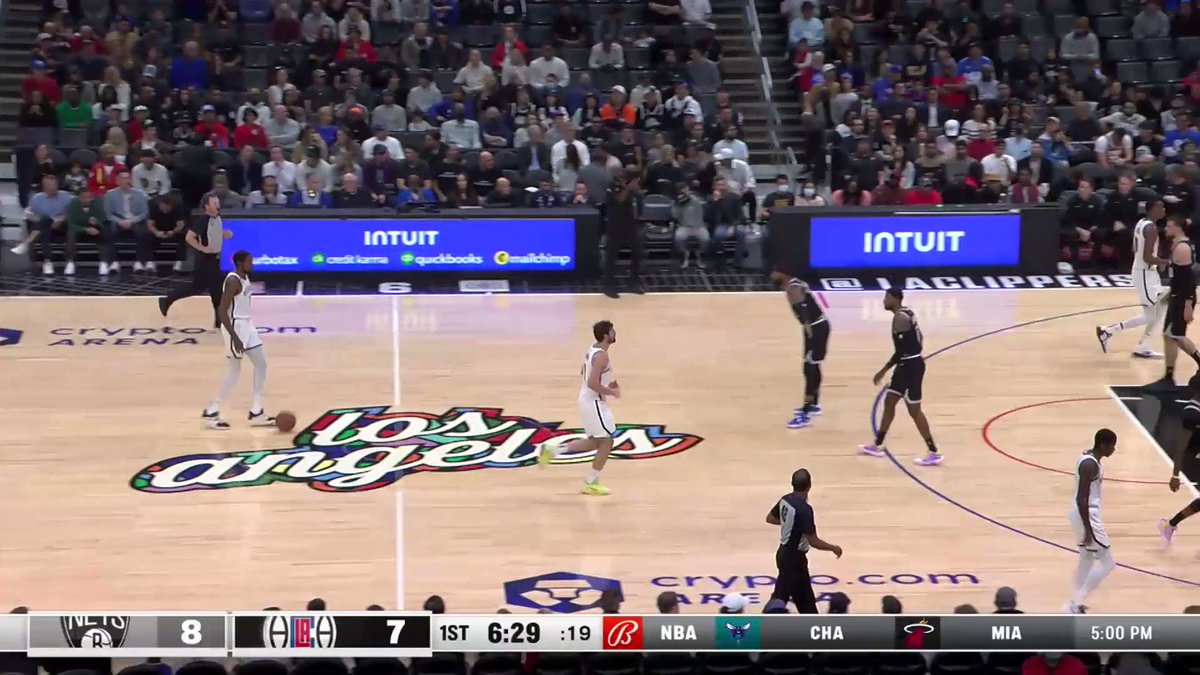 Kiril Pandov on Twitter: "RT @NBA: 3 + 1 more for Kevin Durant 🎯 The @BrooklynNets lead early in ...