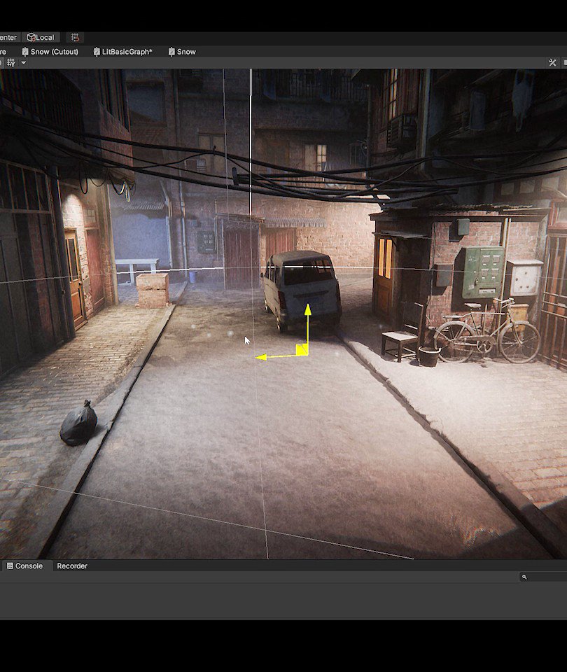 Sakura Rabbit 樱花兔 on Twitter: "How to use #unity to achieve real-time snow covering , Come and ...