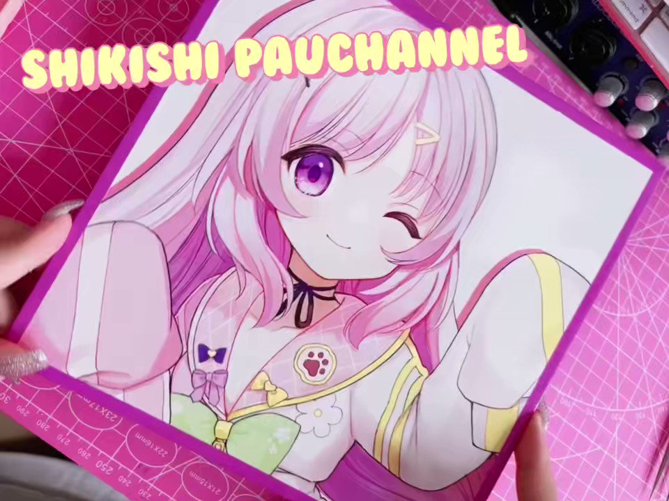 HANA🌸Vtuber | AVtuber @Fansly on Twitter: "💕 ตัวอย่างสินค้า shikishi แผ่นล่ะ200 ขอให้เขาเซ็นต์ ...