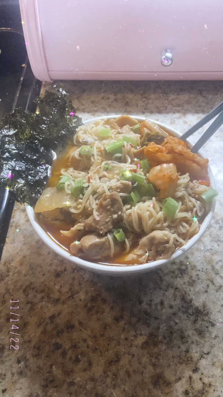 Brittany Venti ♡⋆˙⊹ On Twitter Made Kimchi Ramen It Takes About An