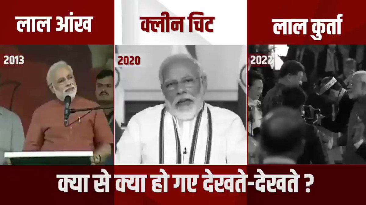 Mahesh Taneja On Twitter Rt Incindia लाल आंख से लाल कुर्ते तक का सफर