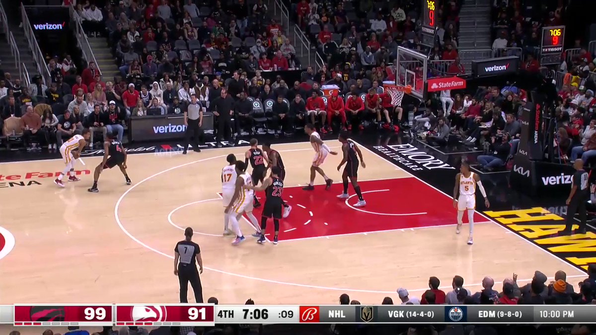 NBA on Twitter: "That's CRAFTY, Trae! 🥶 He's got a team-high 22 PTS as the Hawks trail 93-101 in ...