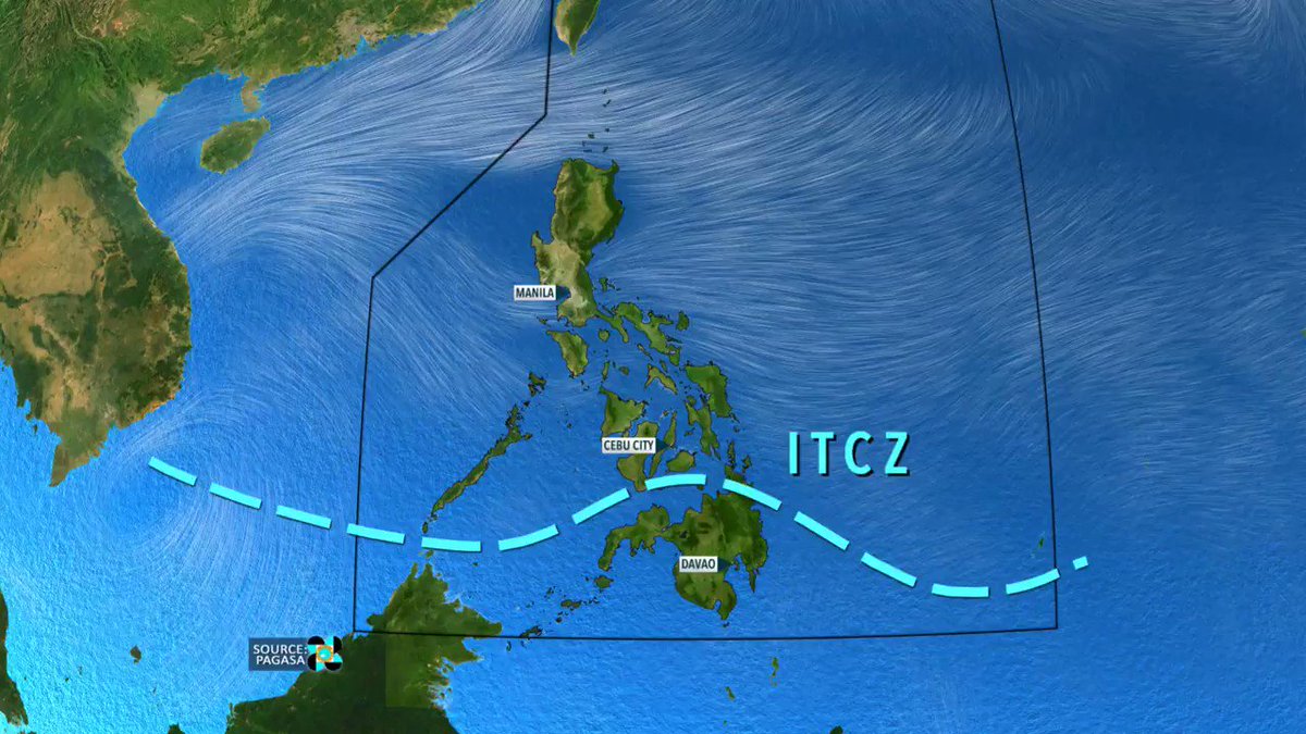 IMReady on Twitter: "Local thunderstorm, Shear line at ITCZ, magpapaulan sa bansa - Weather ...