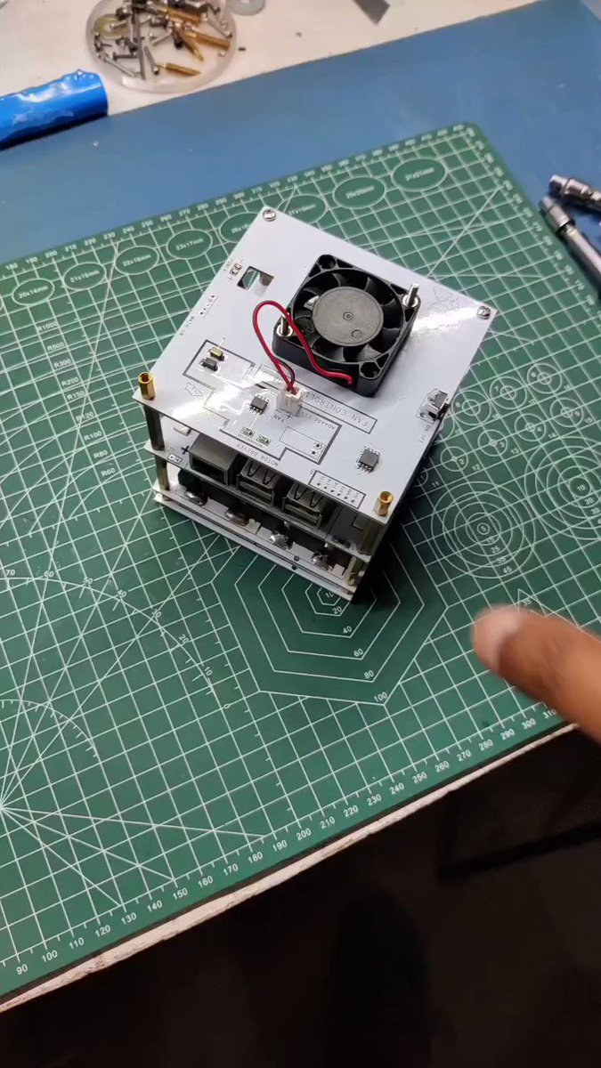 PCBWay on Twitter: "Sandwich Dot IO by @sharma_arnov. It is an all-in-one Raspberry Pi carrier ...