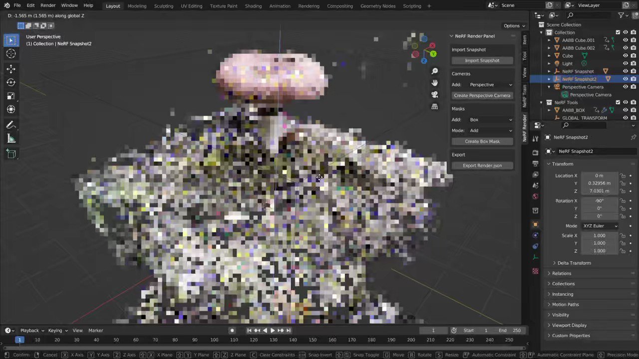 James Perlman on Twitter: "OH MY GOODNESS. I can now render multiple NeRFs in the same scene ...