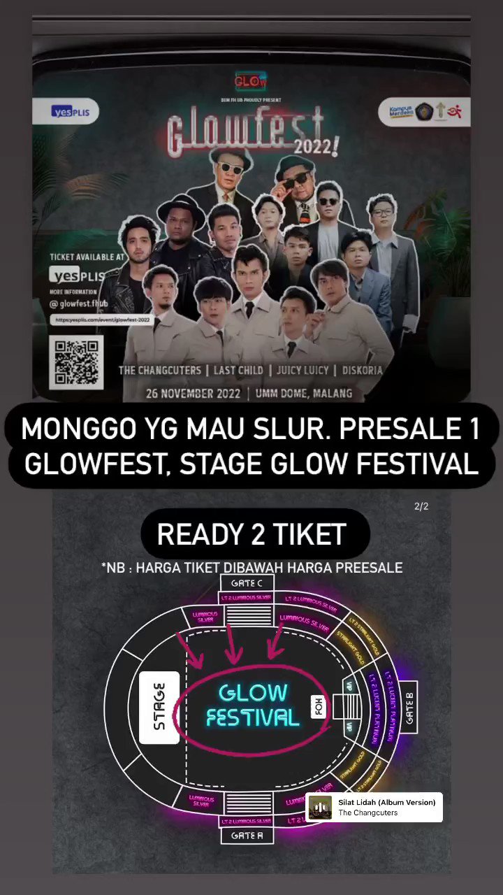 Sampoerna on Twitter: "WTS tiket glowfest. Stage glow festival (berdiri) ada 2 ya #wts #glowfest ...