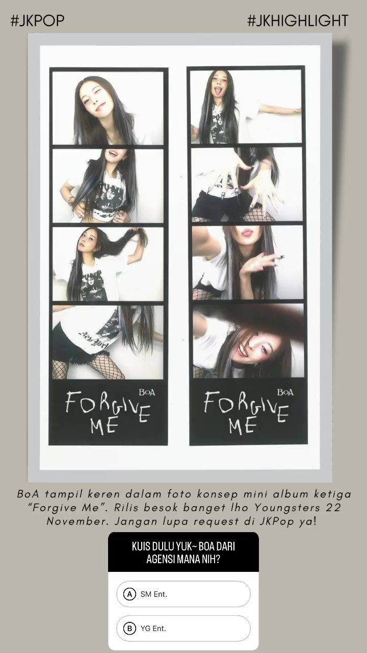 94,8 DJFM Surabaya on Twitter: "BoA comeback nih Youngsters! Persiapan dulu di #JKPop # ...