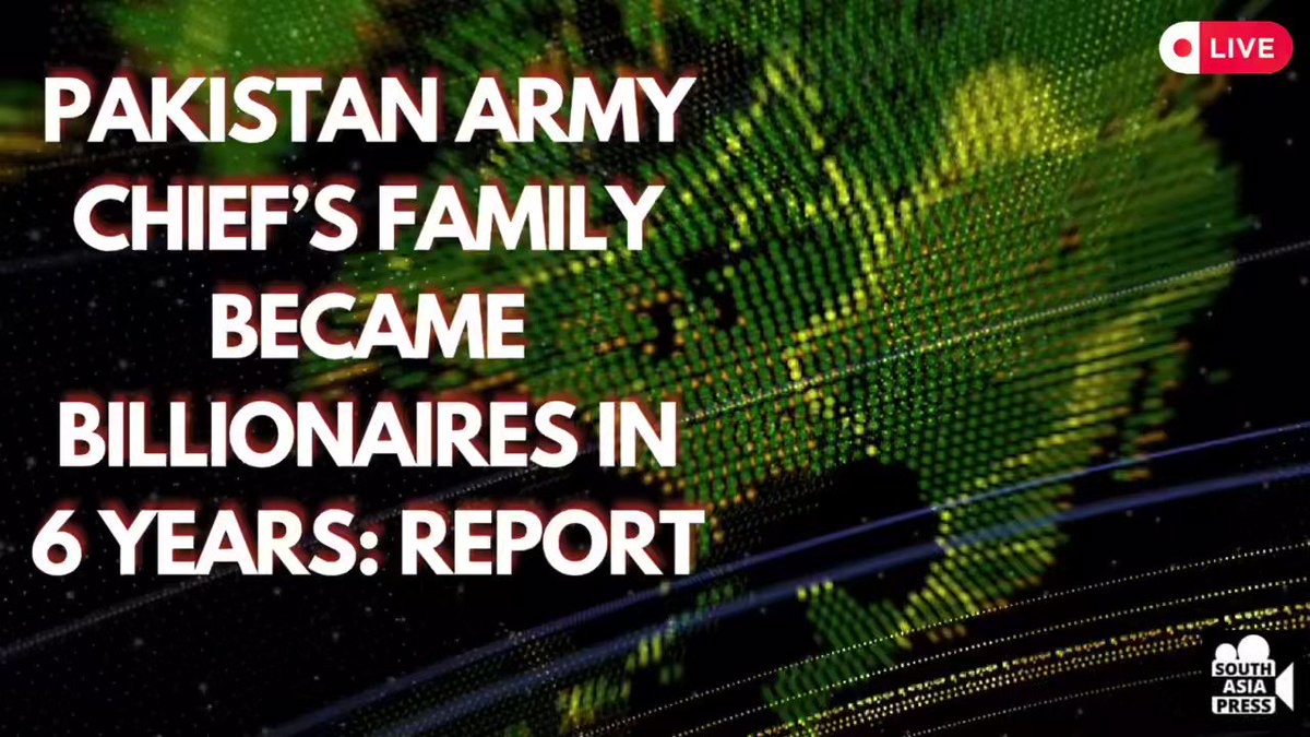 South Asia Press on Twitter: "🔴🇵🇰 #PakistanArmy Chief General Bajwa’s family became billionaires ...
