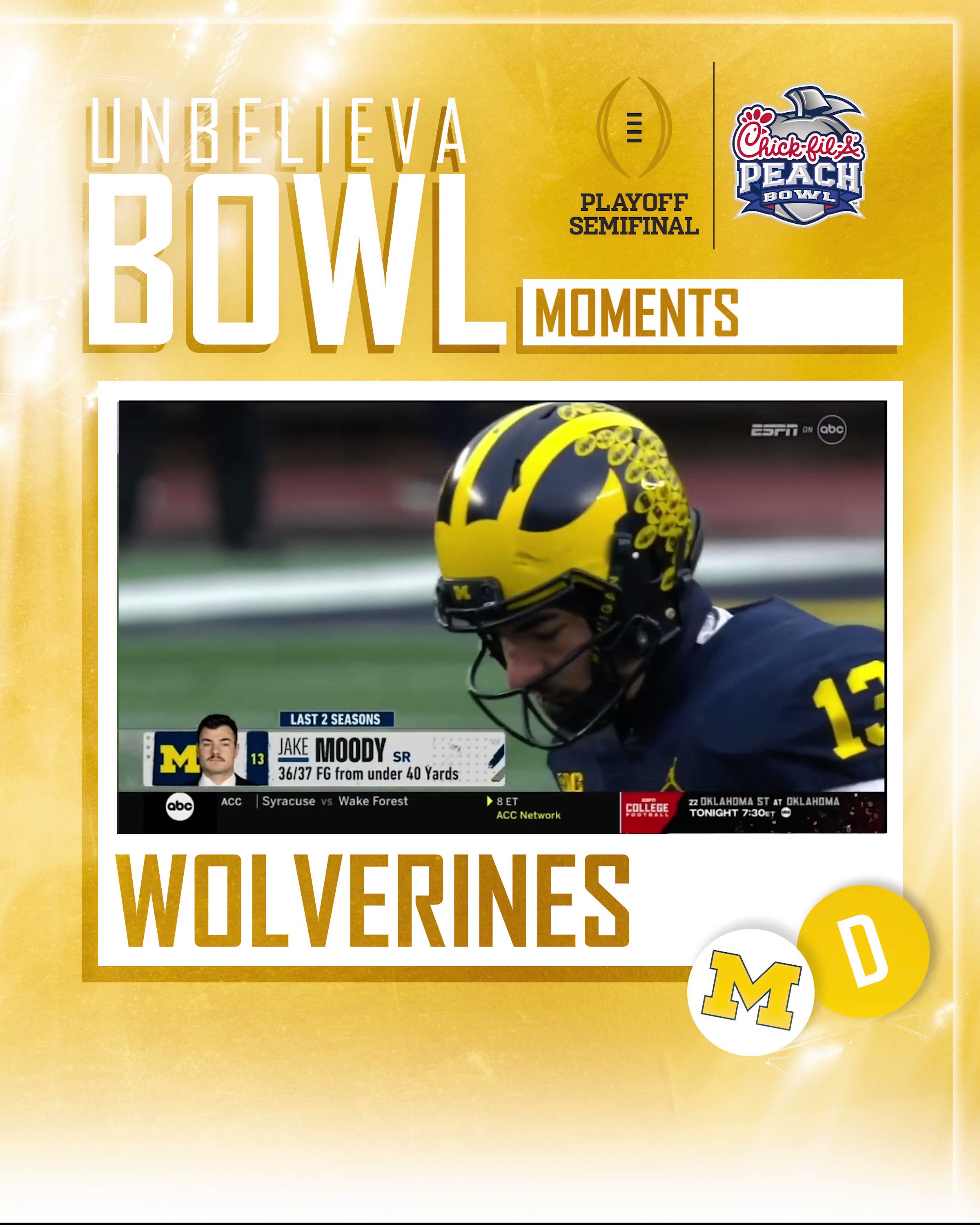 Chick-fil-A Peach Bowl on Twitter: "Which team had the most 𝐔𝐧𝐛𝐞𝐥𝐢𝐞𝐯𝐚𝐁𝐎𝐖𝐋 moment of Week 12? ⬇️ ...