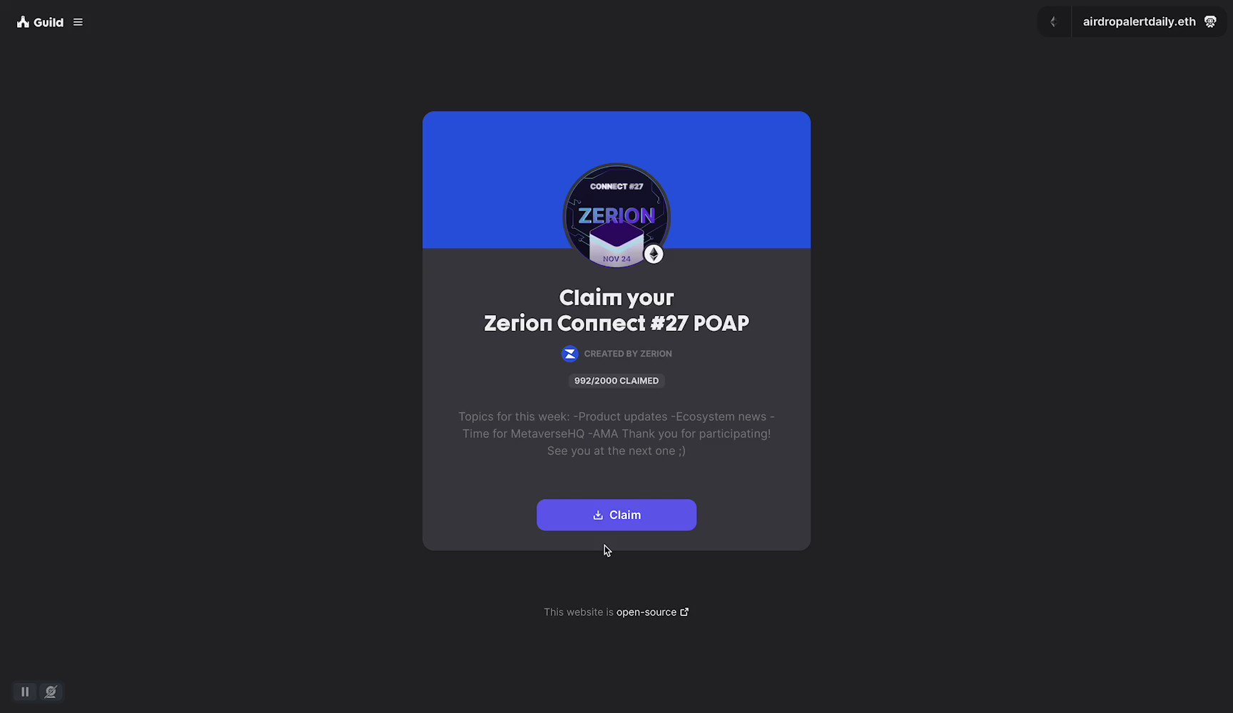 🪂Airdrop Alert Daily (YouTube Channel) on Twitter: "Only 500 Left Check this Video How to Claim ...