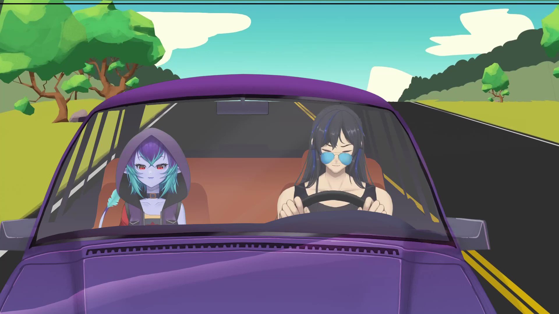 Takahata 🍻vtuber Bartender On Twitter Vtubers In Cars Going To School