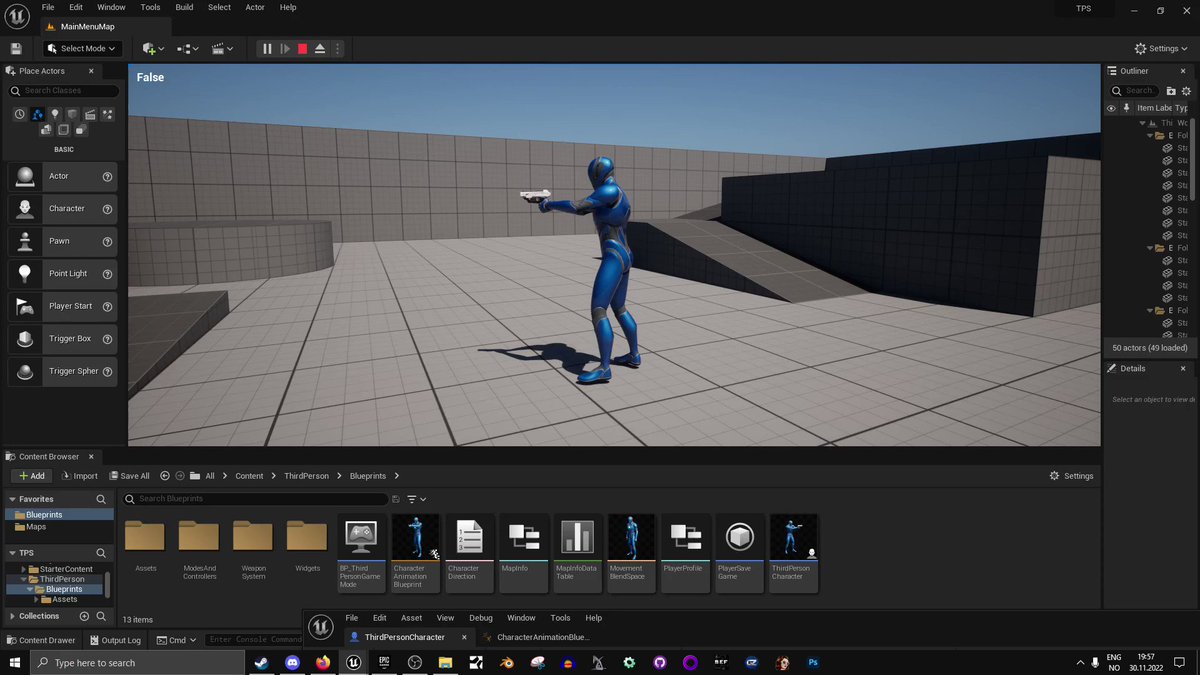 Added weapon switching to my multiplayer project #UnrealEngine #UE5 #Gamedev #unrealengine #ue5 ...