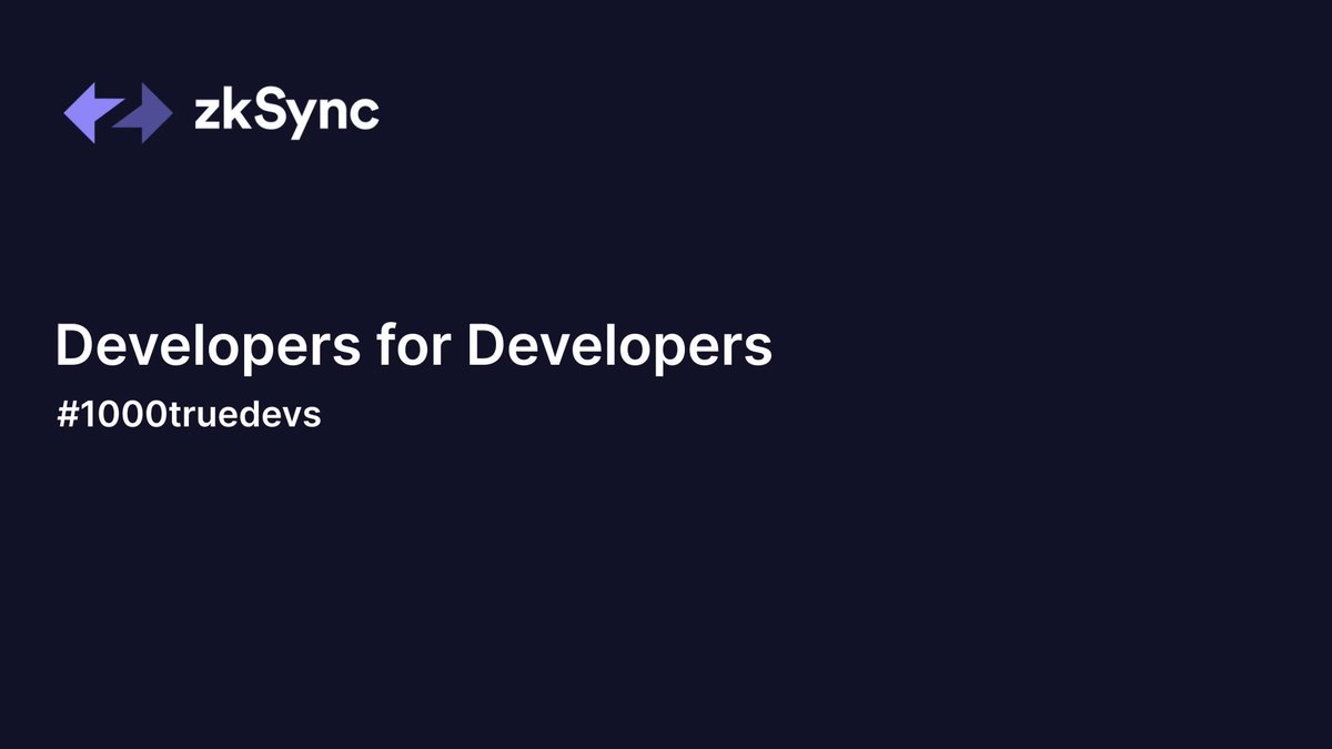 zkSync on Twitter: zkSync on Twitter: