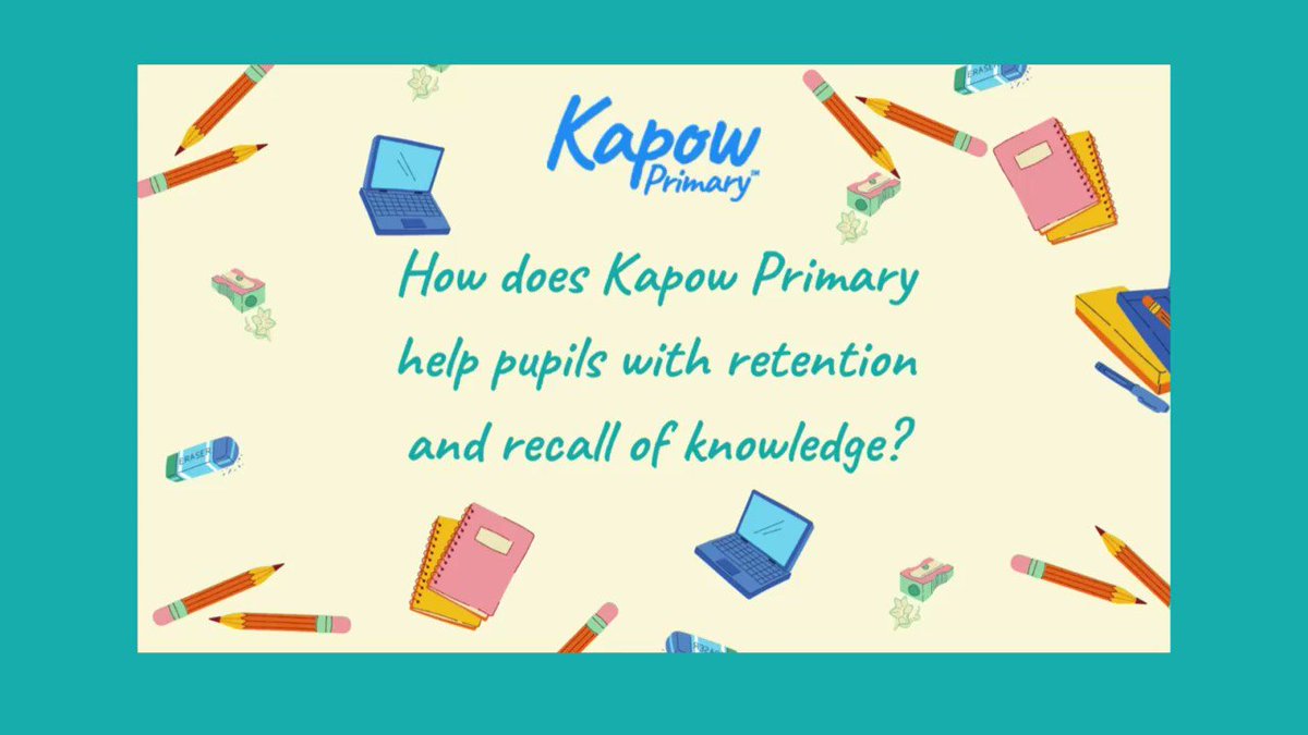 Kapow Primary on Twitter: "Ensuring that #primaryschool pupils retain knowledge can be a ...
